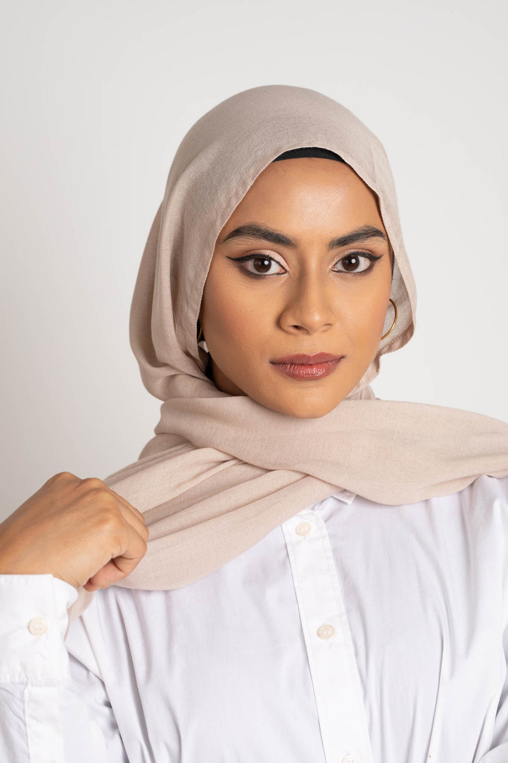 Vanilla - Modal Hijab – Aayla Hijabs Vanilla - Modal Hijab – Aayla Hijabs