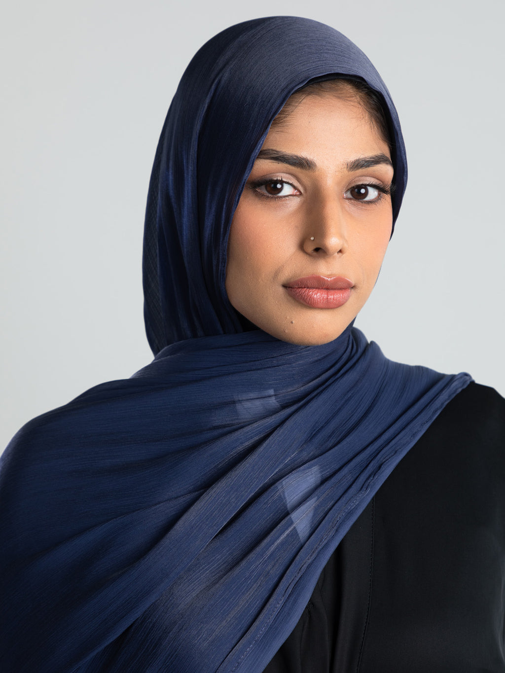 Royal Blue - Luxury Satin Hijab – Aayla Hijabs